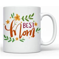 China 11 Oz Porcelain Ceramic Coffee Cups White Color Custom Logo Sublimation Blank Mug for sale