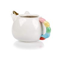 China Custom Cute Unicorn Shape 3D Animal Ceramic Coffee Mug Promotional Gift Mug 1000pcs MOQ for sale