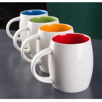 China Wholesale Custom Logo Ceramic Coffee Mugs 11oz Microwave Dishwasher Safe Plain White for Engraving for sale