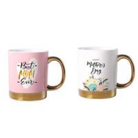 China Customized Printing Ceramic Color Mugs Creative Fresh Decal Style for sale