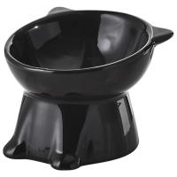 China White Ceramic Pet Water Bowl 1-2 Cups Small Medium Large Dog Cat Feeding Dish for sale