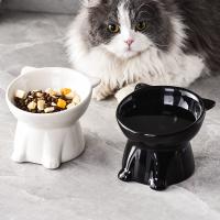 China White Ceramic Pet Water Bowl 1-2 Cups Small Medium Large Dog Cat Feeding Dish for sale