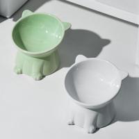 China Lead Free Ceramic Pet Bowl Eco Friendly Durable Pet Food Bowl 1-2 Cups 1.5-2.5 Lbs for sale