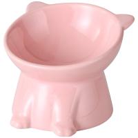 China Lead Free Ceramic Pet Bowl Eco Friendly Durable Pet Food Bowl 1-2 Cups 1.5-2.5 Lbs for sale