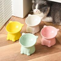 China Lead Free Ceramic Pet Bowl Eco Friendly Durable Pet Food Bowl 1-2 Cups 1.5-2.5 Lbs for sale