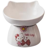 China Ceramic Pet Water Bowl Dishwasher Safe 1.5-2.5 Lbs Lead-Free BPA-Free Pet Feeding Dish for sale