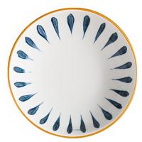 China 4 Piece Ceramic Dinnerware Set Round Porcelain Plates Dishwasher Safe Custom Logo for sale