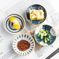 China 4 Piece Ceramic Dinnerware Set Round Porcelain Plates Dishwasher Safe Custom Logo for sale