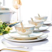 China White Glazed Ceramic Dinnerware Set 2.5 Lbs Round Tableware for Home Restaurant for sale