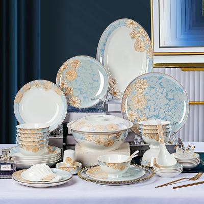 China White Glazed Ceramic Dinnerware Set 2.5 Lbs Round Tableware for Home Restaurant for sale