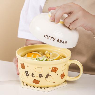 China Temperature Resistant Ceramic Bowl With High Durability And Custom Capacity for sale