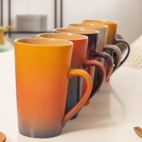 China FDA Approved Ceramic Coffee Cup 350ml BPA Free Drinkware for Home Restaurant for sale