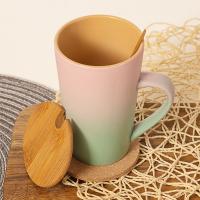 China FDA Approved Ceramic Coffee Cup 350ml BPA Free Drinkware for Home Restaurant for sale