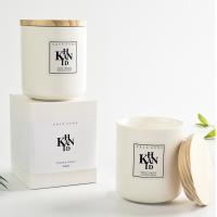 China 500ml Ceramic Candle Jar For Home Decoration for sale