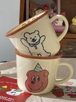 China Multifunctional Portable Ceramic Coffee Cups Microwave Dishwasher Cold Resistant for sale