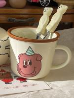 China Multifunctional Portable Ceramic Coffee Cups Microwave Dishwasher Cold Resistant for sale