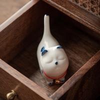 China Patterned Ceramic Lucky Cat Gift Set 500 Pieces Eco Friendly Home Decoration for sale