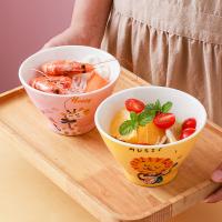 China Customized Printing Tableware Bowl Pack 6 Inch Ceramic Bowl for sale
