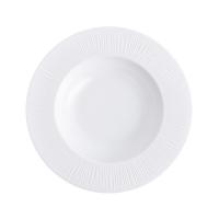 China White Porcelain Dinner Plate Set 10.5 Inch Classic Coupe Ceramic Dishware 4 Pack for sale