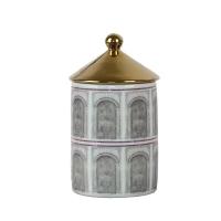 China 500 Pieces Cement Ceramic Marking Candle Cup Customized Empty Scented Jar For DIY for sale