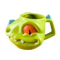 China Ceramic Dinosaur Mug 350ml Heat Resistant Cartoon Animal Coffee Cup BPA Free for sale