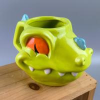 China Ceramic Dinosaur Mug 350ml Heat Resistant Cartoon Animal Coffee Cup BPA Free for sale
