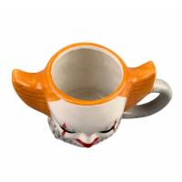 China Custom Ceramic Coffee Mug 11oz Heat Resistant Microwave Safe BPA Free Halloween Clown Design for sale