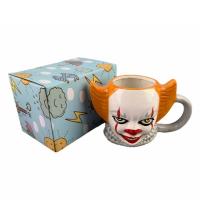 China Custom Ceramic Coffee Mug 11oz Heat Resistant Microwave Safe BPA Free Halloween Clown Design for sale