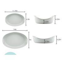China Hanford Ceramic Oven Bowl 2-Piece Set Customizable Capacity Heat Resistant Baking for sale