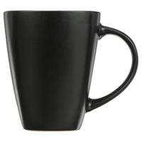 China 14 Oz Ceramic Coffee Mugs Set of 8 Red Reactive Stoneware Cups Dishwasher Safe for sale
