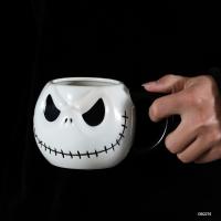 China Ceramic Coffee Cup 600ml Halloween Skull Design Microwave Safe Dishwasher Safe Custom Logo for sale
