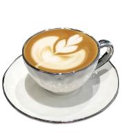 China Light Luxury Coffee Cup Ceramic Electroplated Silver Edge Exquisite Tea Coffee Set for sale