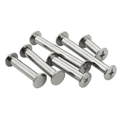 China 304 Stainless Steel Round Head Cross Groove Combination Screw Nut M3 M4 M5 for sale