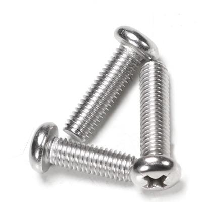 China 304 Stainless Steel Phillips Pan Head Machine Screw M3 M4 M5 M6 M8 Extended Length for sale