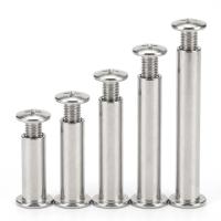 China 304 Stainless Steel Sex Bolts Chicago Screws Phillips Slotted Combination Drive M3 M4 M5 M6 M8 Binding Posts Screws and Sleeves Set Flat Head Nickel Plated Cabinet Fastener Factory Direct Sale for sale