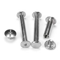 China 304 Stainless Steel Sex Bolts Chicago Screws Phillips Slotted Combination Drive M3 M4 M5 M6 M8 Binding Posts Screws and Sleeves Set Flat Head Nickel Plated Cabinet Fastener Factory Direct Sale for sale
