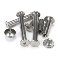 China 304 Stainless Steel Sex Bolts Chicago Screws Phillips Slotted Combination Drive M3 M4 M5 M6 M8 Binding Posts Screws and Sleeves Set Flat Head Nickel Plated Cabinet Fastener Factory Direct Sale for sale