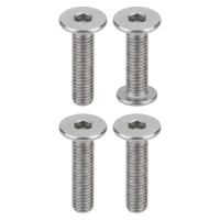 China 304 Stainless Steel CM Ultra-Thin Large Flat Head Hex Socket Machine Screws Bolts M2 M3 M4 M5 Metric Precision Countersunk Fasteners for Electronics Furniture Factory Direct Wholesale RoHS Certified for sale