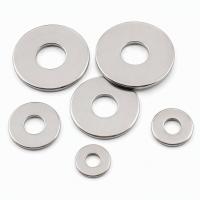 China 304 Stainless Steel Flat Washer Plain Gasket Round Spacer Washer Anti-loosening Metal Shim For Bolt Screw Fastener Machinery Hardware Custom Size Available for sale
