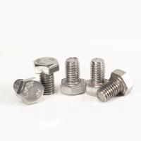 China 201 Stainless Steel External Hex Bolts Hexagon Head Bolts Metric Size Anti-corrosion Hardware Fastening Screws for Machinery Furniture for sale