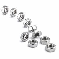 China DIN 934 Hex Nut 304 Stainless Steel SS304 A2-70 Metric Hexagon Nut M3-M36 Full Size RangePlain Finish Fastener Manufacturer Factory Direct Wholesale OEM Custom Packaging In Stock for sale