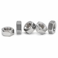 China DIN 934 Hex Nut 304 Stainless Steel SS304 A2-70 Metric Hexagon Nut M3-M36 Full Size RangePlain Finish Fastener Manufacturer Factory Direct Wholesale OEM Custom Packaging In Stock for sale