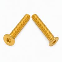 China National standard pure brass countersunk head hexagon socket head screw flat head copper cup screw bolt copper machine tooth screw for sale