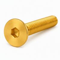 China National standard pure brass countersunk head hexagon socket head screw flat head copper cup screw bolt copper machine tooth screw for sale