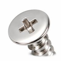 China CB plus hard nickel plated large head cross thin head flat tail self-tapping screws electronic small screws wholesale M2.3/M3 for sale