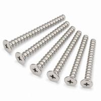 China CB plus hard nickel plated large head cross thin head flat tail self-tapping screws electronic small screws wholesale M2.3/M3 for sale