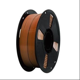 China Eco Friendly Dual Color Silk Filament 1.75mm 1kg Coextrusion Smooth Gradient 3D Printing Spool for sale