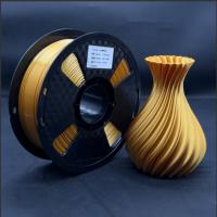 China Multiple Color Metallic Silk 3D Printer Filament 1.75mm Smooth Surface for Decorative Models for sale