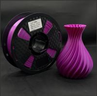 China Multiple Color Metallic Silk 3D Printer Filament 1.75mm Smooth Surface for Decorative Models for sale