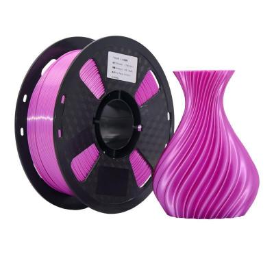China Silk PLA 3D Printer Filament 1.75mm/±0.03mm, Multicolor 3D Printer Filament,Clog-Free & Bubble-Free for FDM 3D Printers for sale